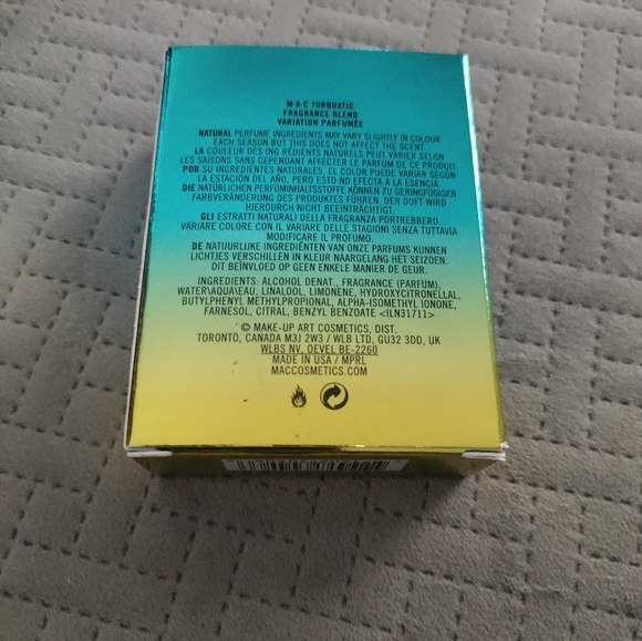 MAC Cosmetics | Bath & Body | Mac Cosmetics Turquatic Blend Unisex ...